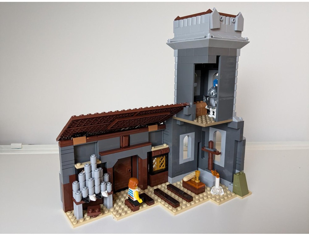 Lego Moc Medieval Church By Jakes Rebrickable Build With Lego