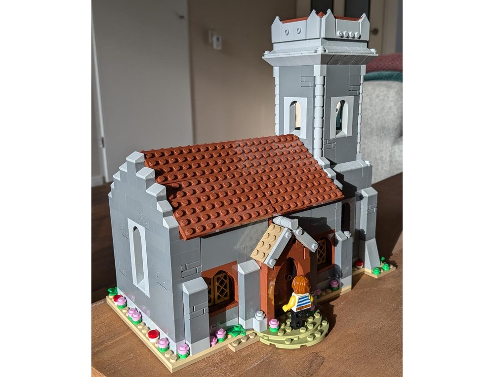 Lego Moc Medieval Church By Jakes Rebrickable Build With Lego