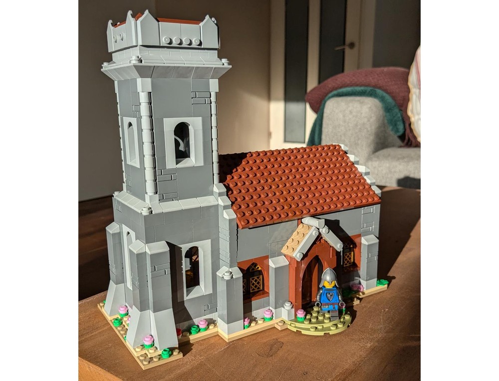 Lego Moc Medieval Church By Jakes Rebrickable Build With Lego