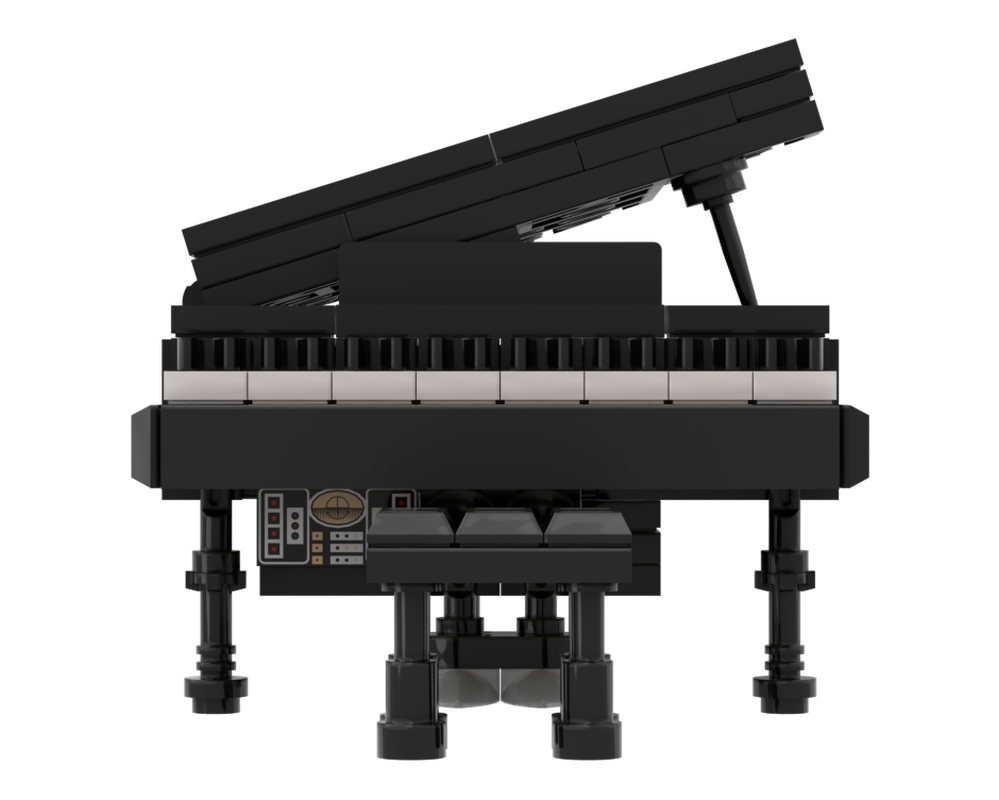 LEGO MOC Minifig-scale Grand Piano by RebelRebel | Rebrickable - Build ...