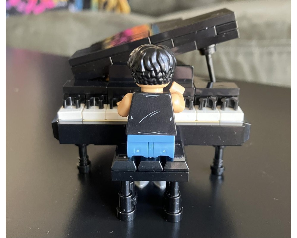 LEGO MOC Minifig-scale Grand Piano by RebelRebel | Rebrickable - Build ...