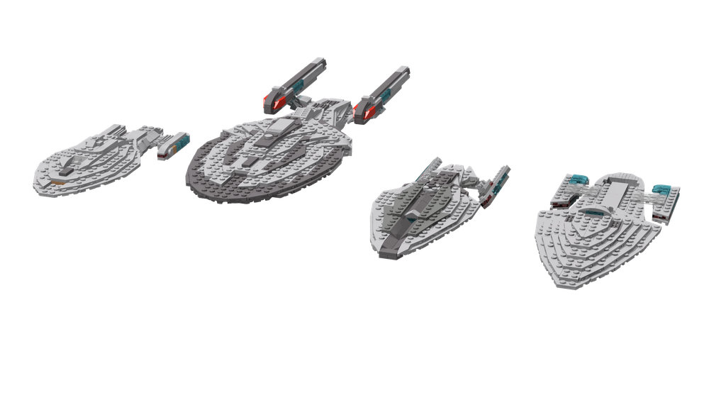 LEGO MOC USS Voyager Collection by LegendAJ | Rebrickable - Build with LEGO