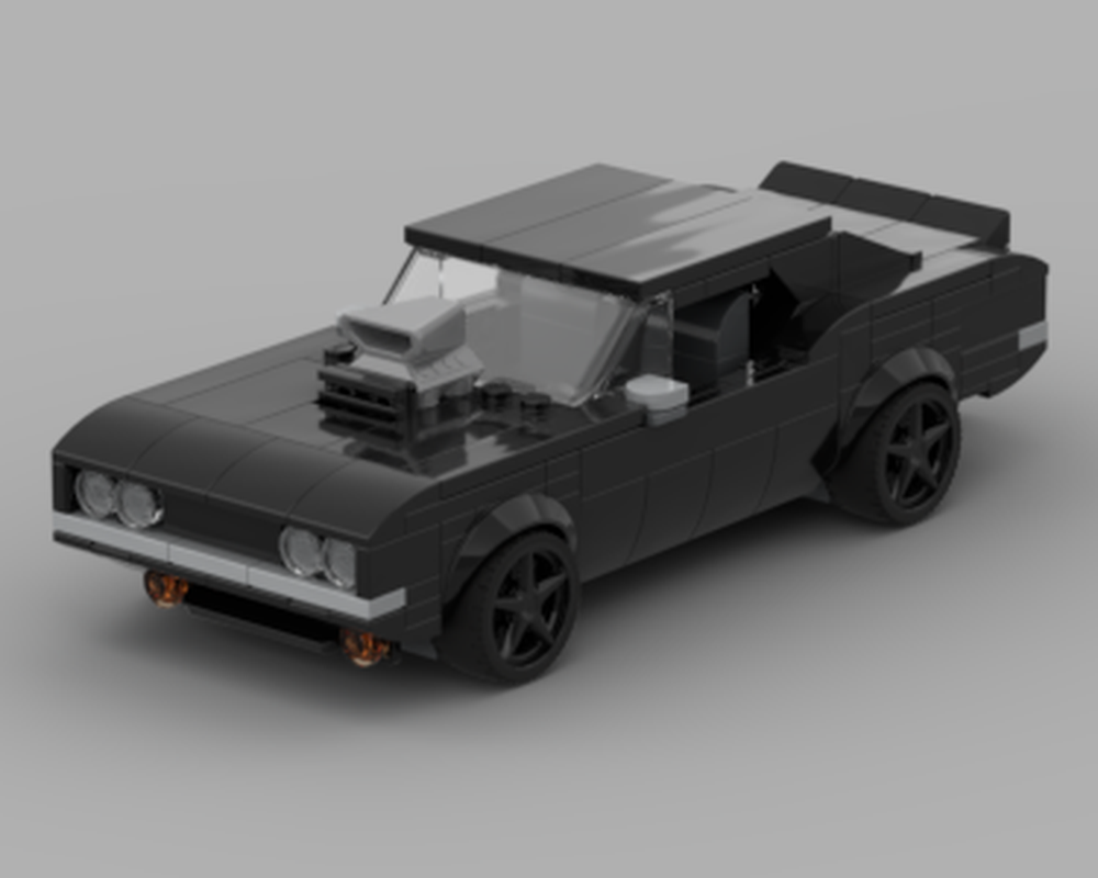 LEGO MOC "Dodge Challenger" Drag Racer by leeggoo_Creator | Rebrickable ...