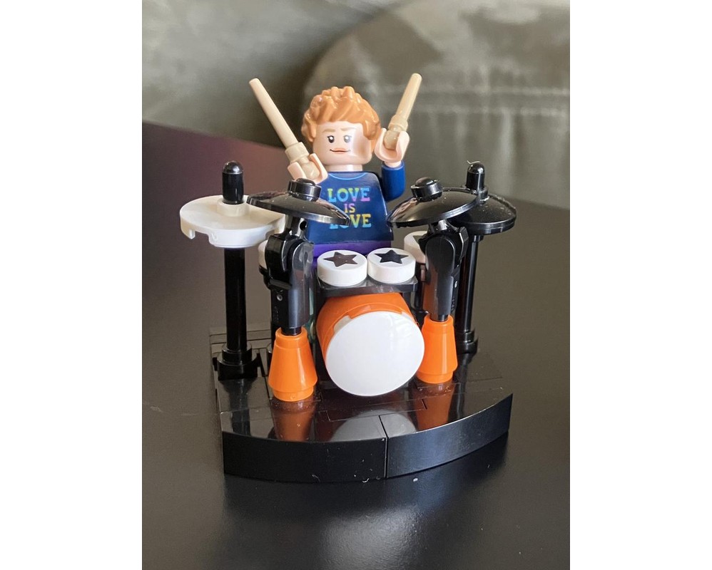 LEGO MOC Minifig-scale Drum Kit by RebelRebel | Rebrickable - Build ...