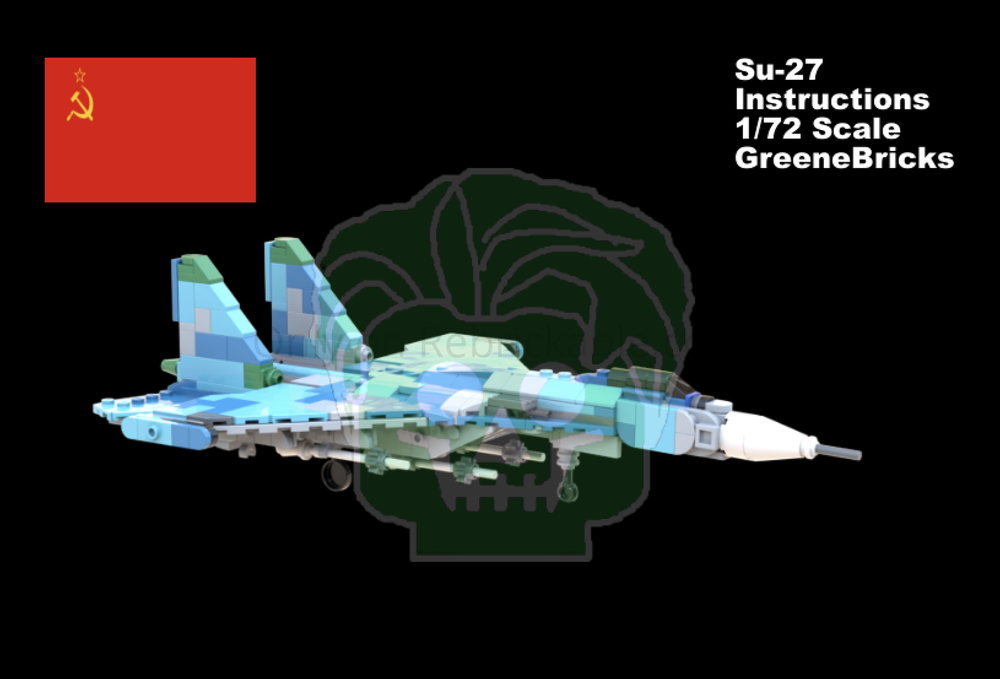 LEGO MOC 1/72 Su-27 by GreeneBricks | Rebrickable - Build with LEGO