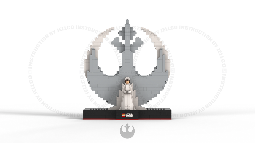 LEGO MOC-196620 Rebel Alliance Logo & Princess Leia by jellco ...