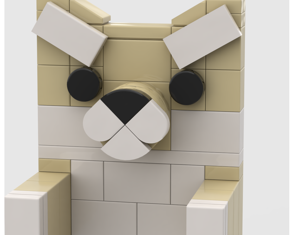 LEGO MOC A piece of dog by brick_squirrel | Rebrickable - Build with LEGO