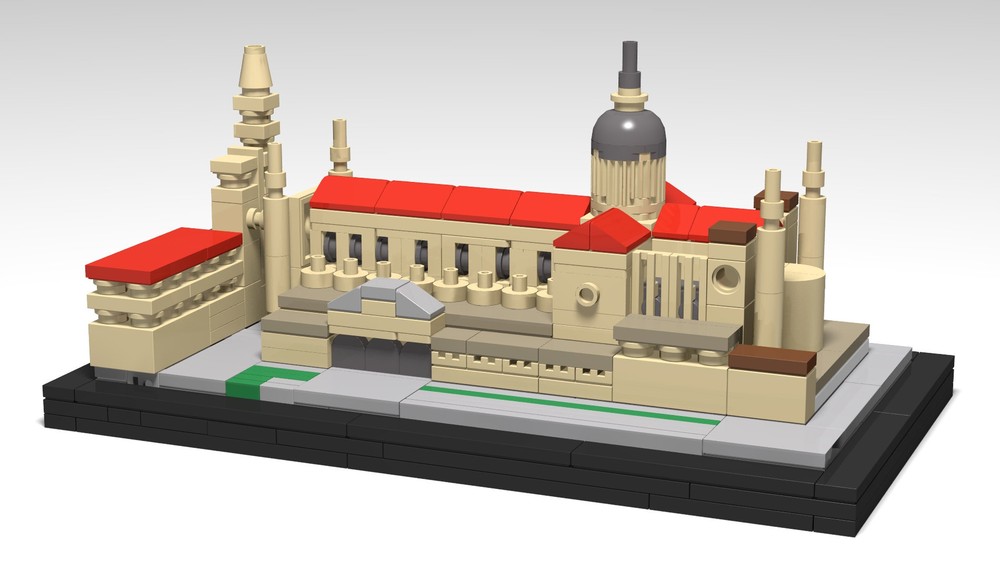 LEGO MOC Palermo Cathedral by tralux21 | Rebrickable - Build with LEGO