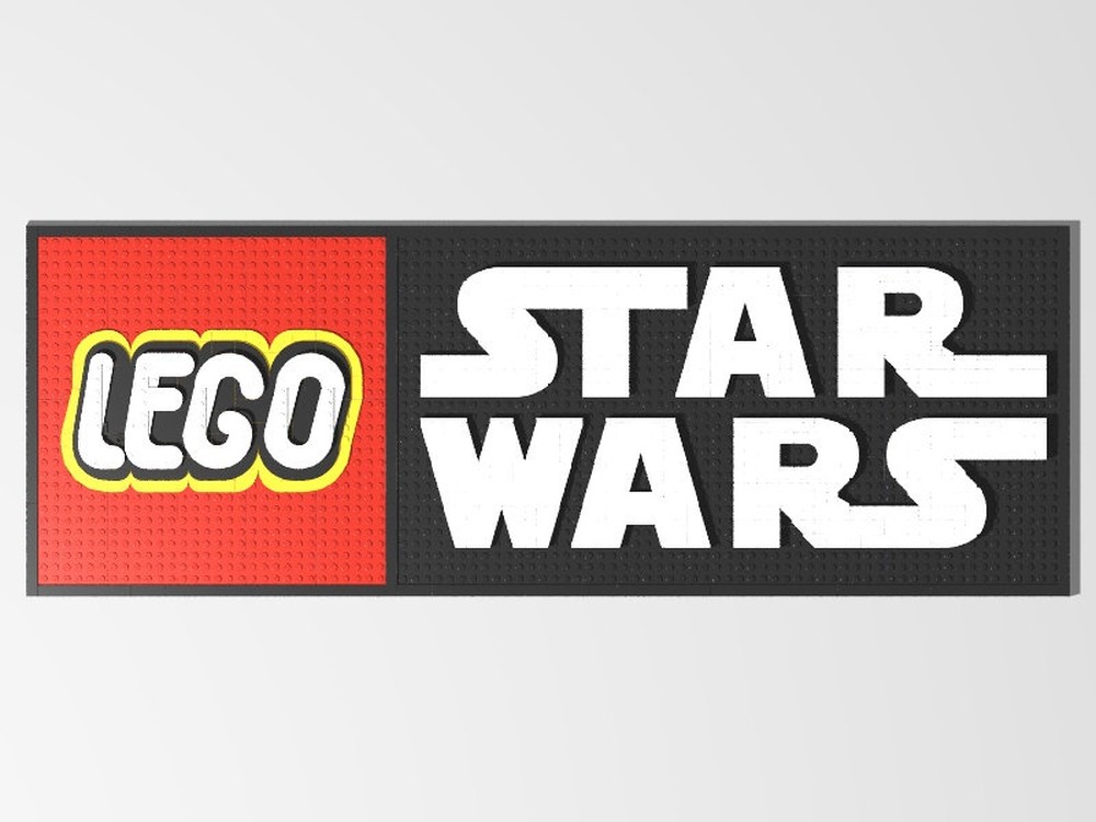 LEGO MOC Star Wars Logo by Broie | Rebrickable - Build with LEGO