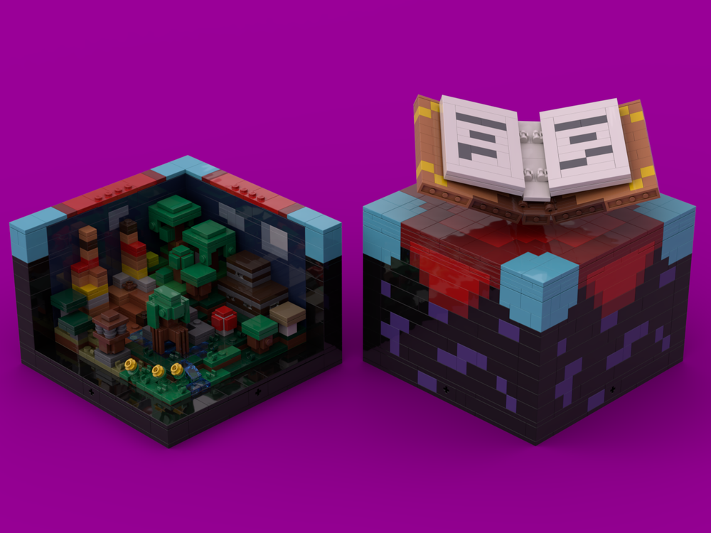 LEGO MOC Enchanting Table Microworld by Anfernyrocks | Rebrickable ...