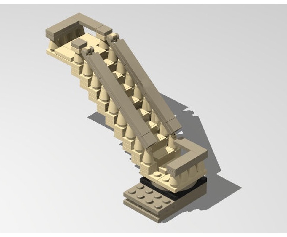 LEGO MOC Modular Hogwarts moving staircase by jgirden | Rebrickable ...