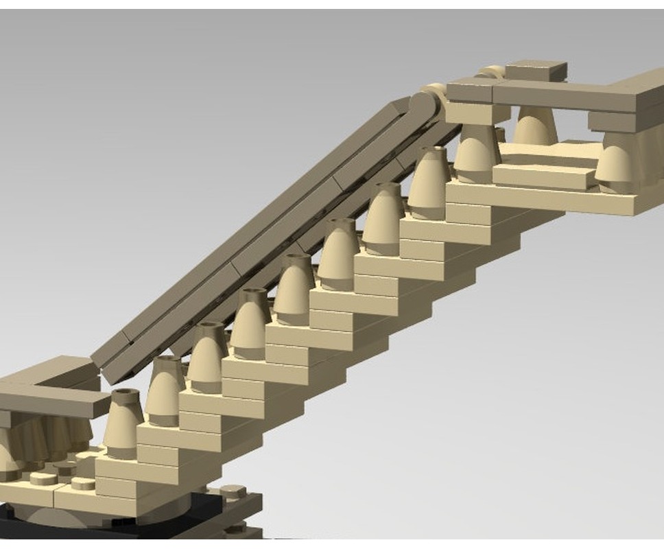LEGO MOC Modular Hogwarts moving staircase by jgirden | Rebrickable ...