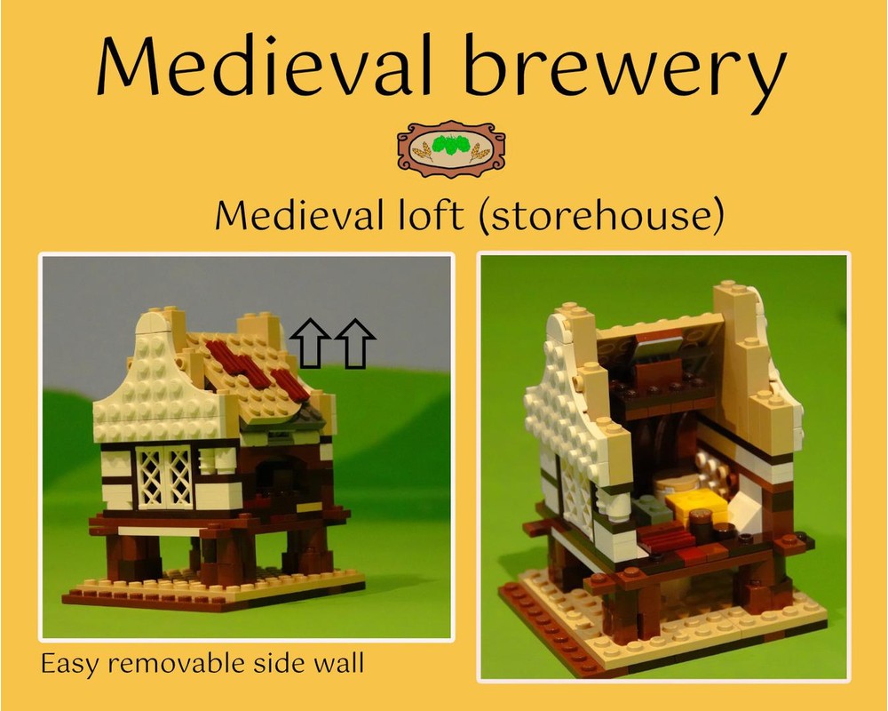 LEGO MOC Medieval Brewery // Alternate build of 10325 Alpine Lodge by ...