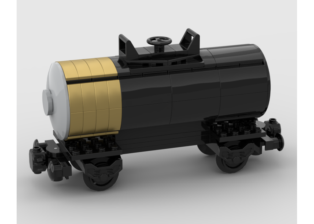 LEGO MOC Duracell Rail Tanker Wagon by Minifig_Jez | Rebrickable ...