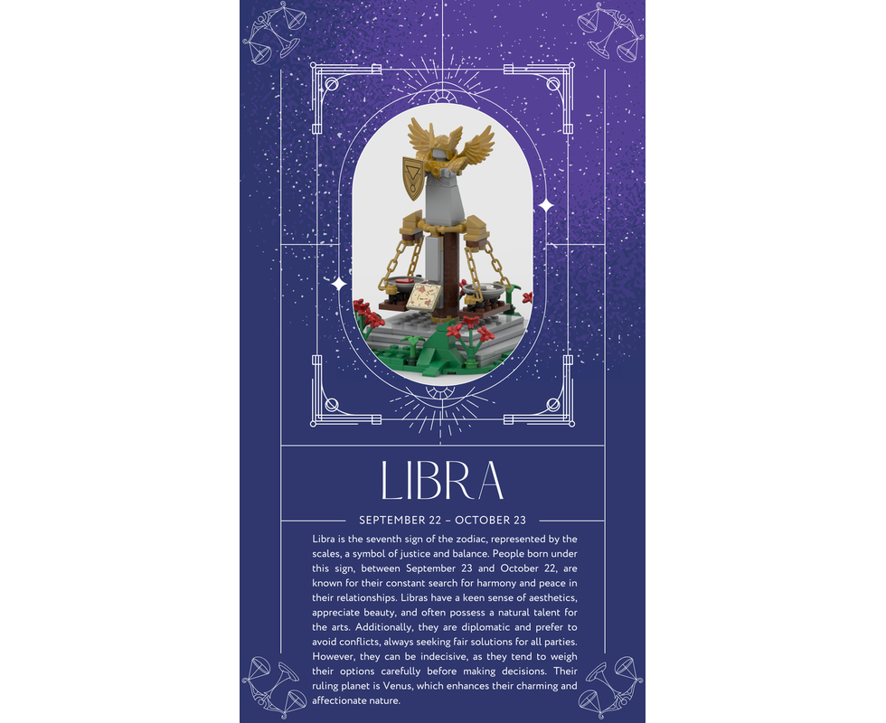 LEGO MOC The Zodiac Sign - Libra by PauloJorgeRamos | Rebrickable ...