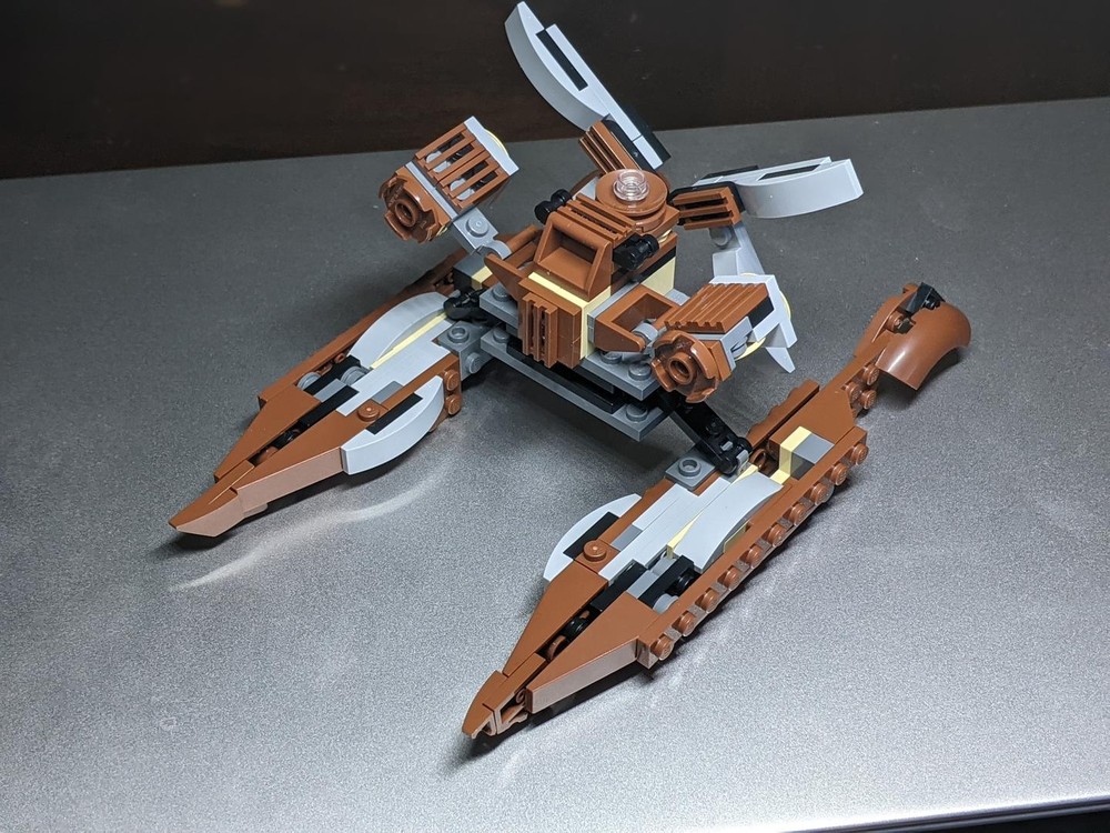 Lego Moc 40686 Wookiee Catamaran By Masterbrickseparator Rebrickable