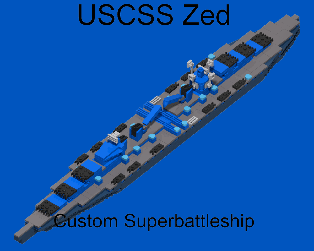 LEGO MOC 1:625 scale Zed class battleship(USCSS Zed) by yamato534 ...
