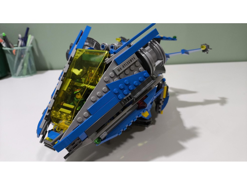 Lego Moc Benny And Lucy Cargo Ship By Brelha Rebrickable Build With Lego