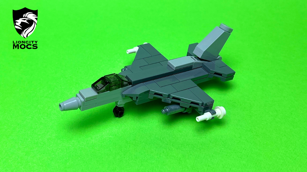 LEGO MOC F-16 Fighting Falcon Tutorial (1:120) by Lioncity Mocs ...