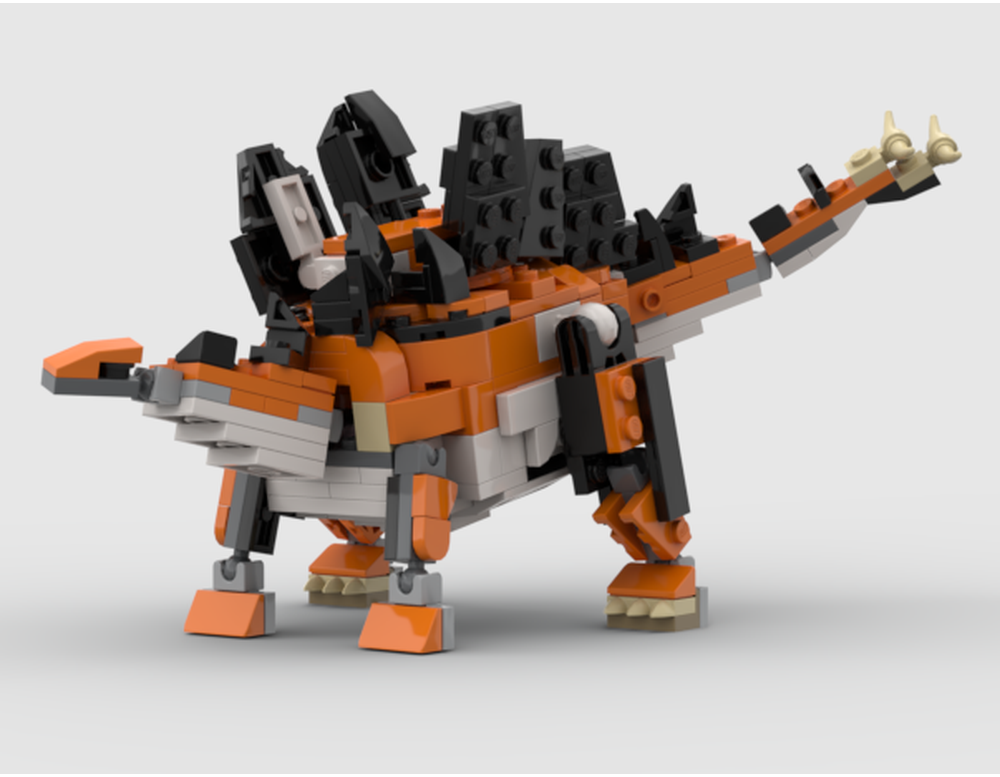 Lego Moc 31129 Foosbubs Stegosaurus By Ddommark Rebrickable Build
