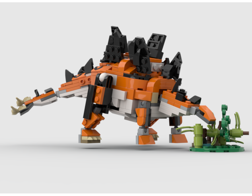 Lego Moc 31129 Foosbubs Stegosaurus By Ddommark Rebrickable Build