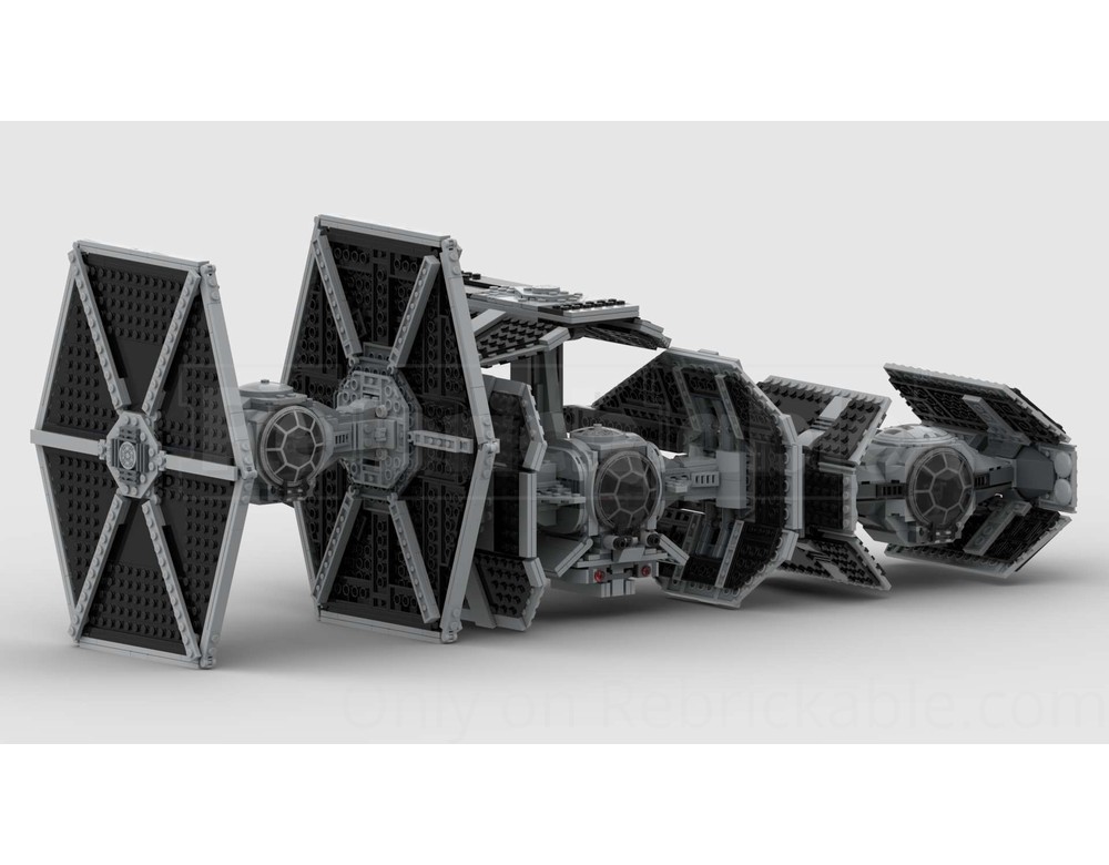 Lego Moc Tie Oppressor By Tiesupremacy Rebrickable Build With Lego