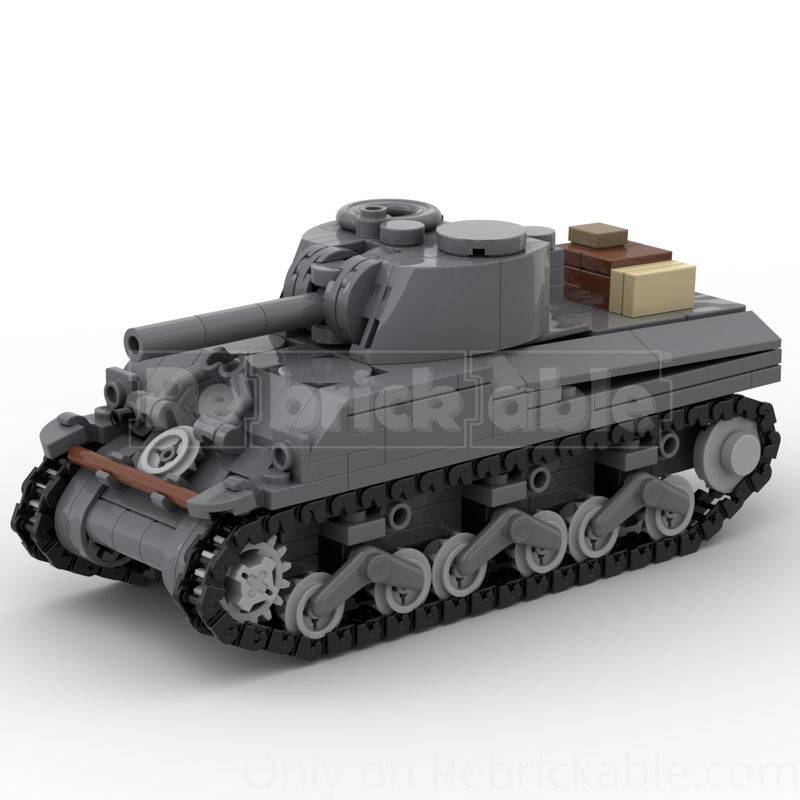 LEGO MOC M4A3 Sherman by bricktingsmon | Rebrickable - Build with LEGO