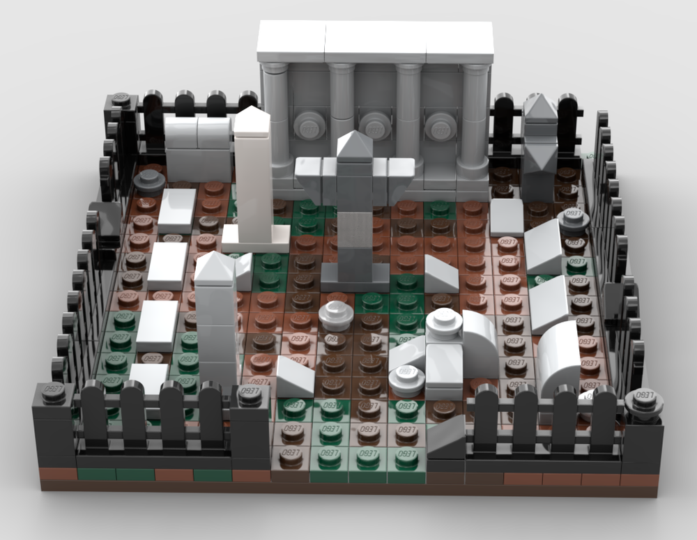 LEGO MOC Spooky graveyard by RightBrick | Rebrickable - Build with LEGO