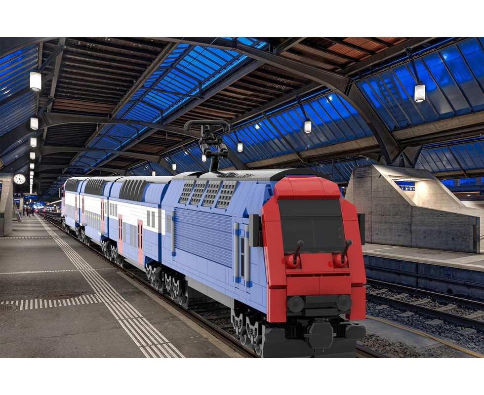 LEGO MOC DPZ Zurich S-Bahn SBB Re 450 by Moritz_Fuchs | Rebrickable ...