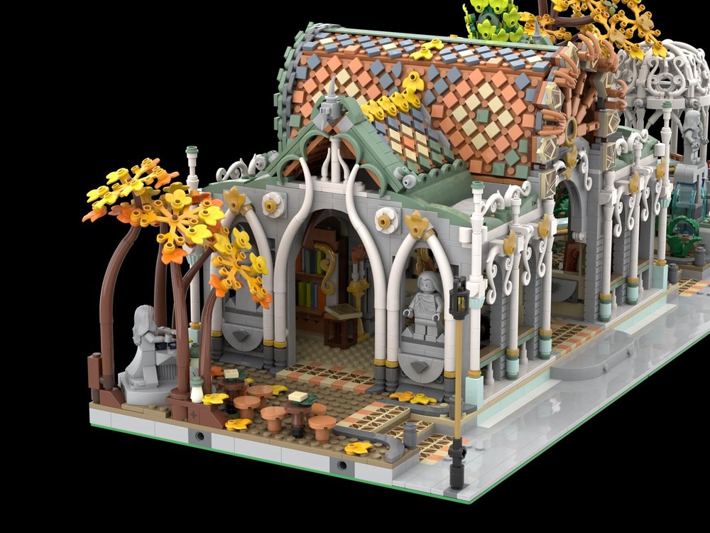 LEGO MOC Elven Market Hall - 10316 Rivendell Modification by PL MOCs ...