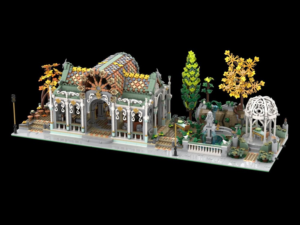 LEGO MOC Elven Market Hall - 10316 Rivendell Modification by PL MOCs ...