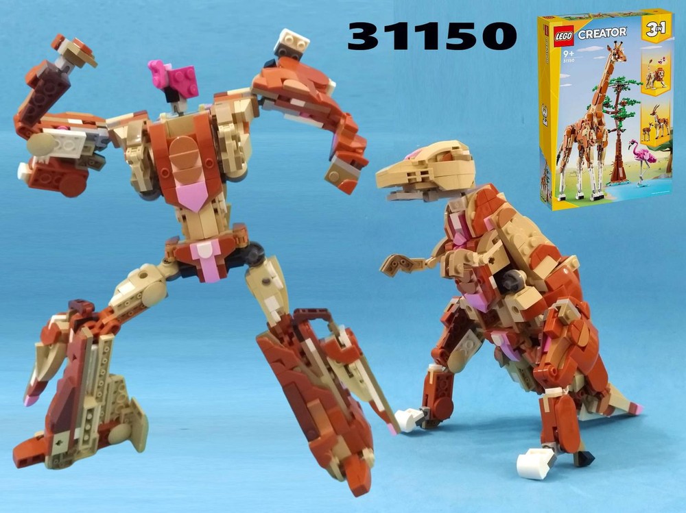 LEGO MOC Transformer Dinobot Grimlock / Dinosaur using LEGO Creator ...