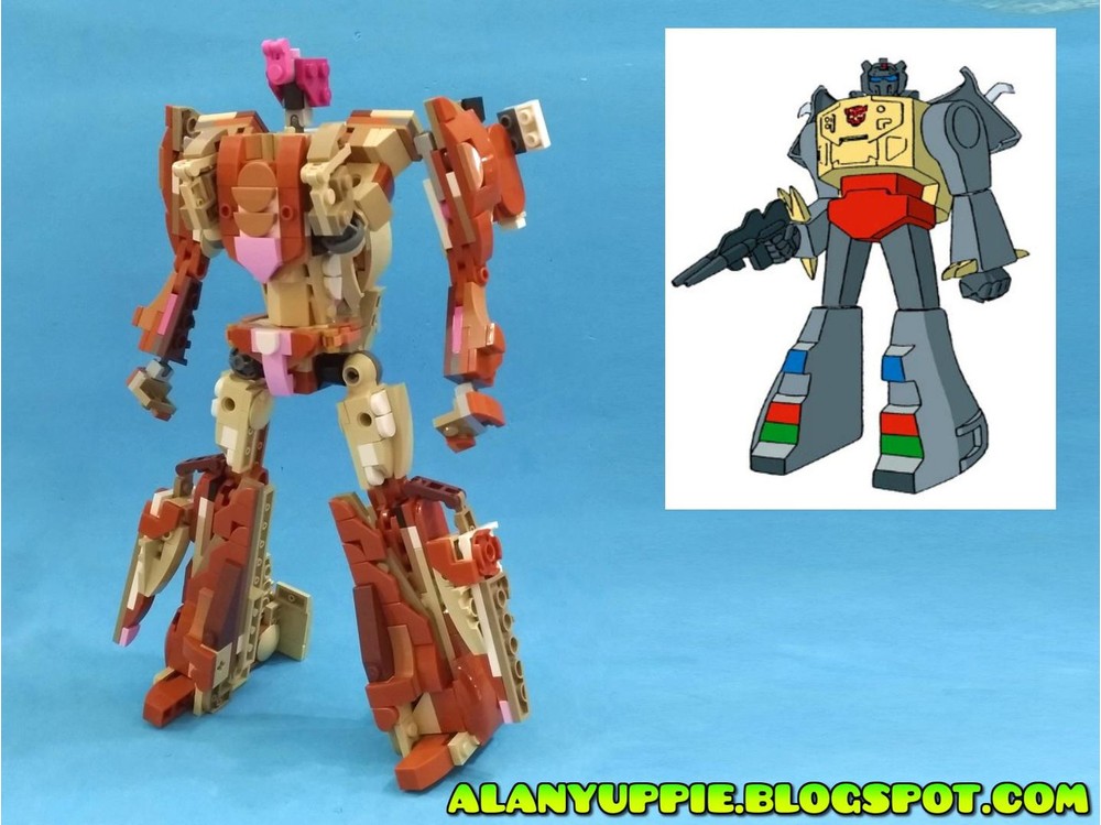 Lego Moc Transformer Dinobot Grimlock Dinosaur Using Lego Creator