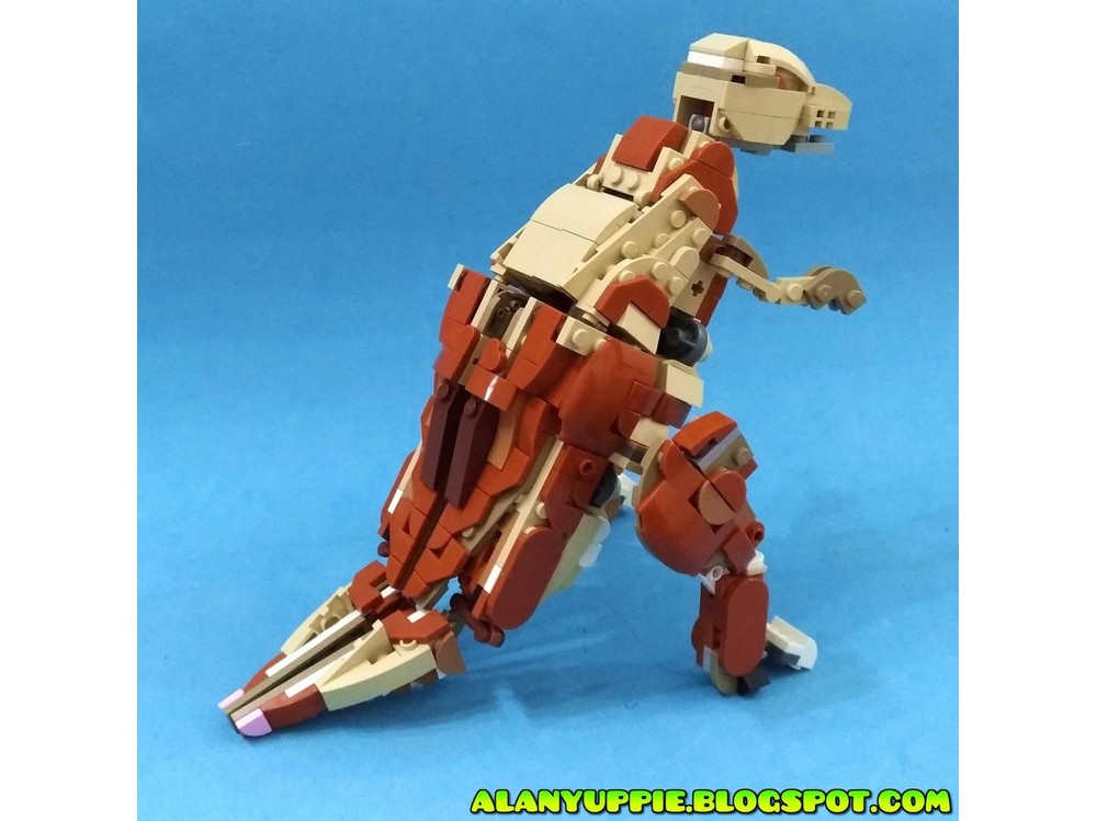 Lego Moc Transformer Dinobot Grimlock Dinosaur Using Lego Creator