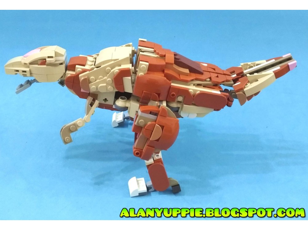 Lego Moc Transformer Dinobot Grimlock Dinosaur Using Lego Creator