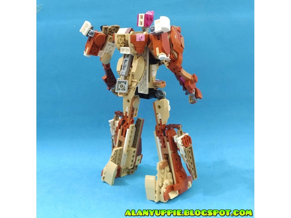 Lego Moc Transformer Dinobot Grimlock Dinosaur Using Lego Creator