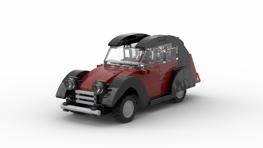 LEGO MOC 1980 Citroën 2CV Charleston by BRSBricks | Rebrickable - Build ...