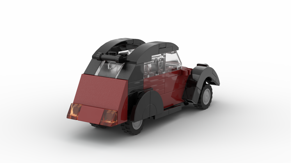 LEGO MOC 1980 Citroën 2CV Charleston by BRSBricks | Rebrickable - Build ...
