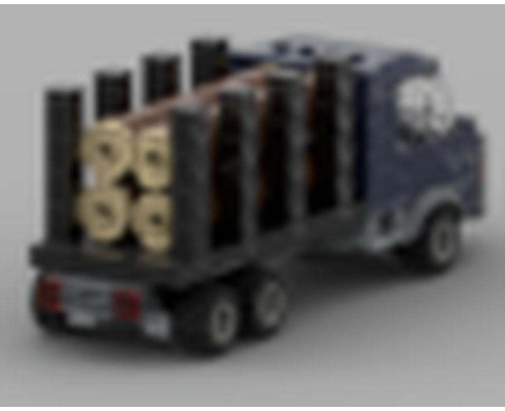 LEGO MOC-196756 Logging Truck by leeggoo_Creator | Rebrickable - Build ...