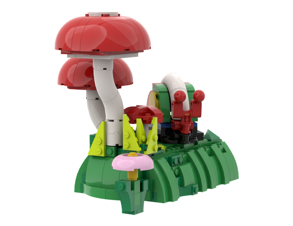LEGO MOC 71426 Mushrooms and Snail by zengogobrick | Rebrickable ...