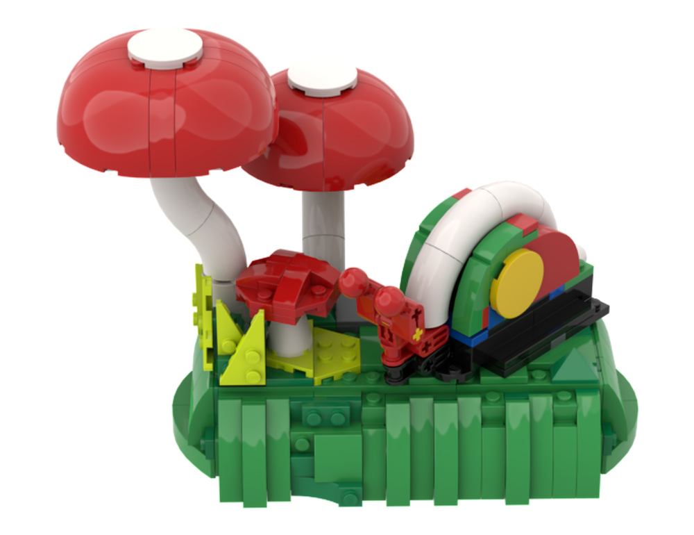 LEGO MOC 71426 Mushrooms and Snail by zengogobrick | Rebrickable ...