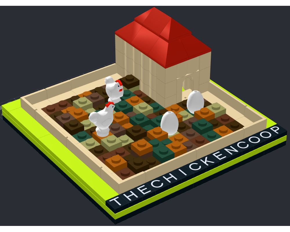 LEGO MOC The Chicken Coop by SebTvHd | Rebrickable - Build with LEGO