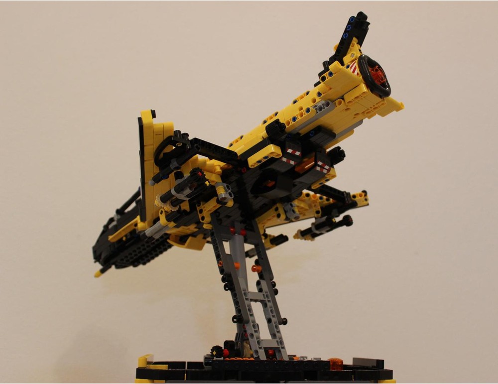 Lego Moc Fighter Jet 42108 Alternative Model By Omanb571 Rebrickable