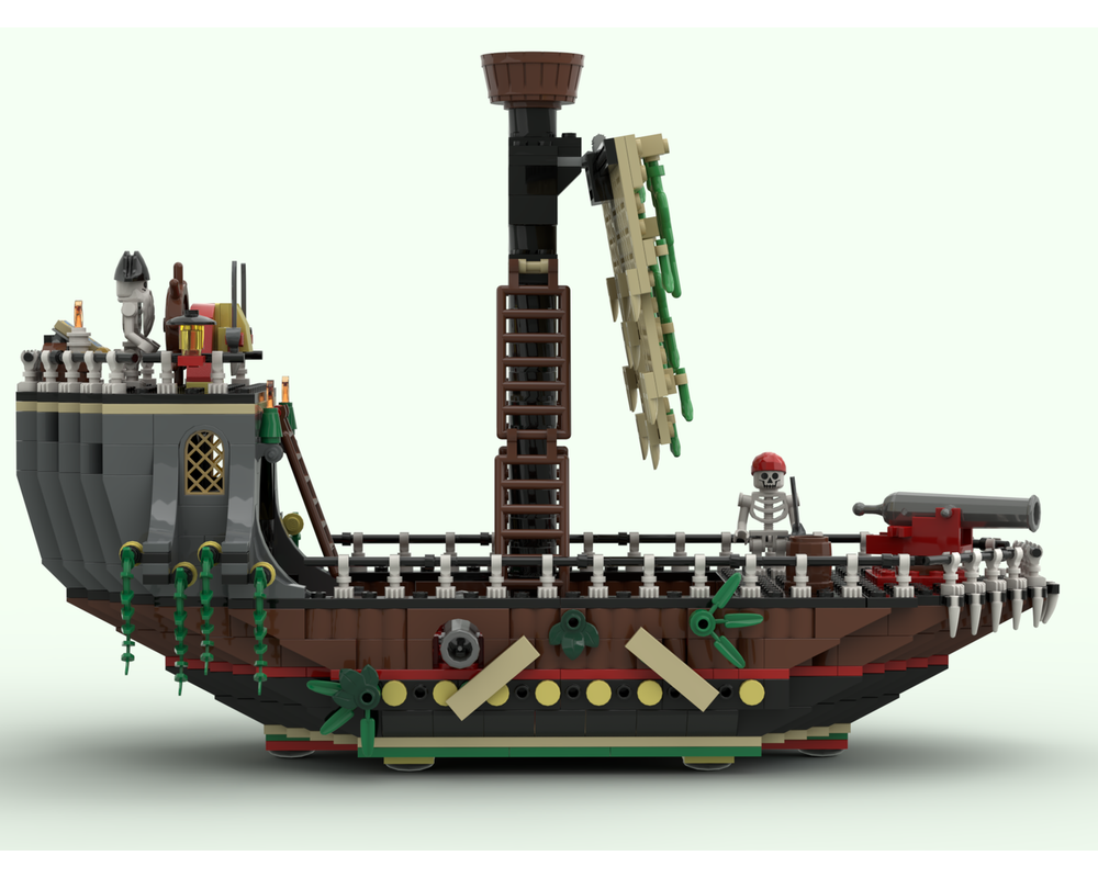 Lego Moc Ghost Ship By Jacobhorn Rebrickable Build With Lego