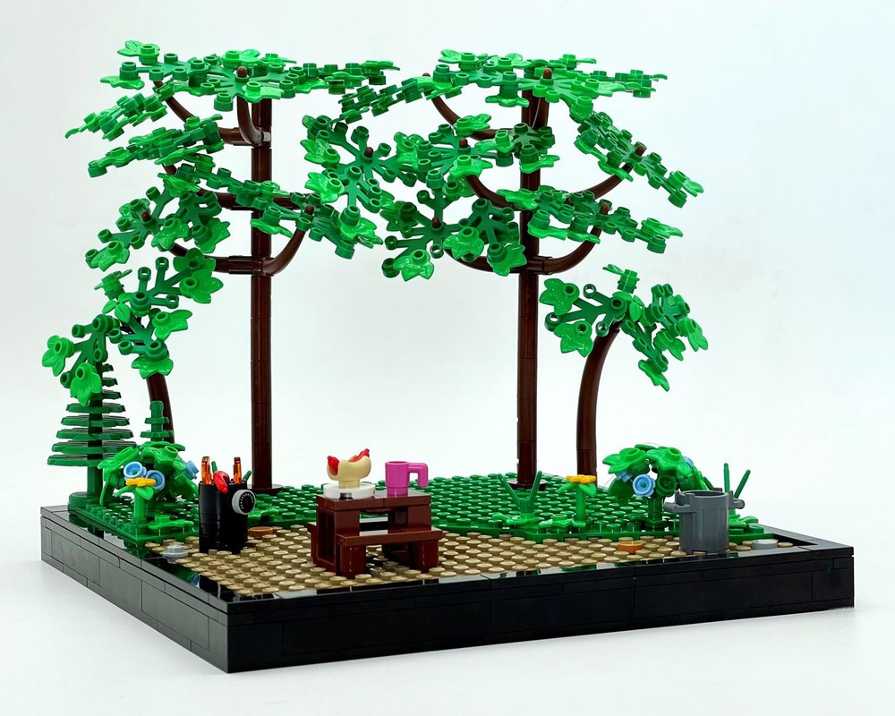 LEGO MOC Campground Diorama by IBrickedItUp | Rebrickable - Build with LEGO
