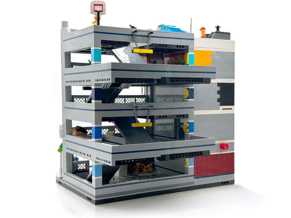 LEGO MOC The Grove - Auto Shop, Apartments, and Garage by IBrickedItUp ...