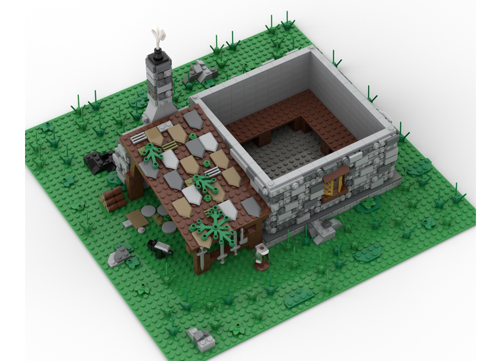 LEGO MOC Medieval Forge by MOCOPOLIS | Rebrickable - Build with LEGO