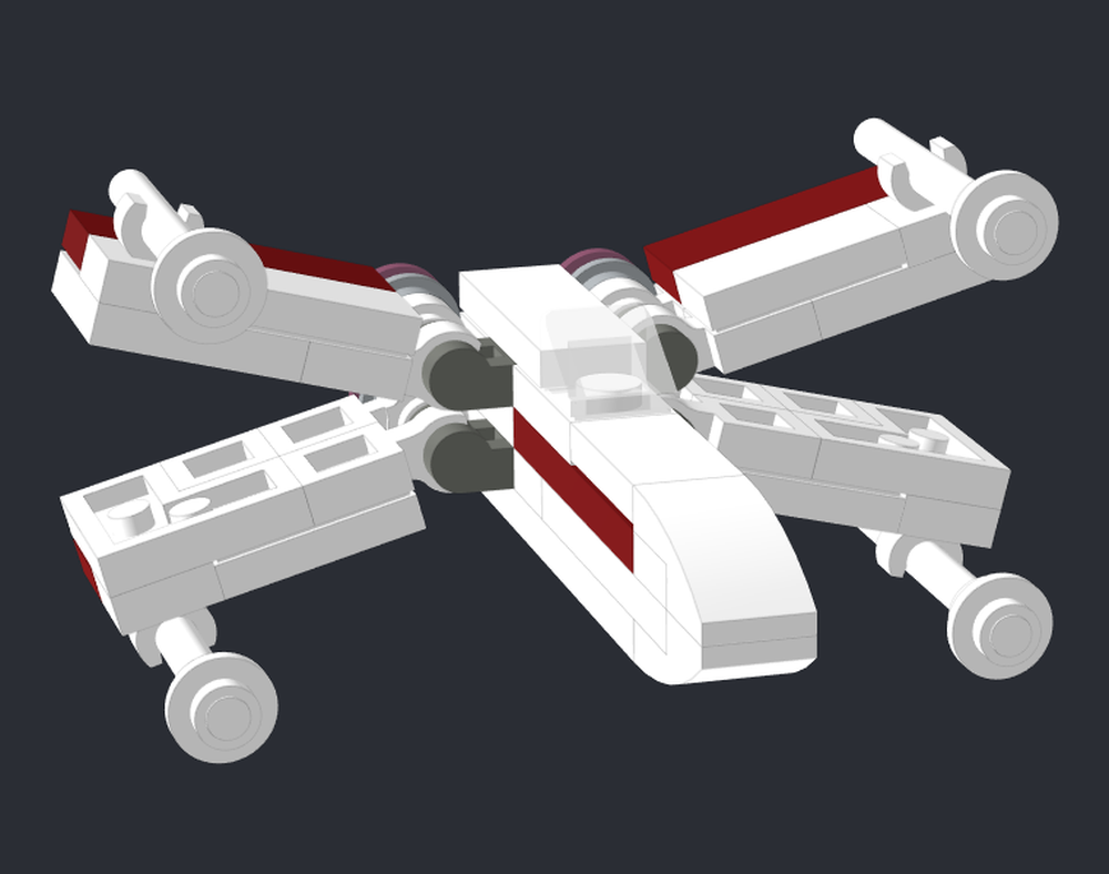 LEGO MOC Micro X-Wing Starfighter by queen_enterprise | Rebrickable ...