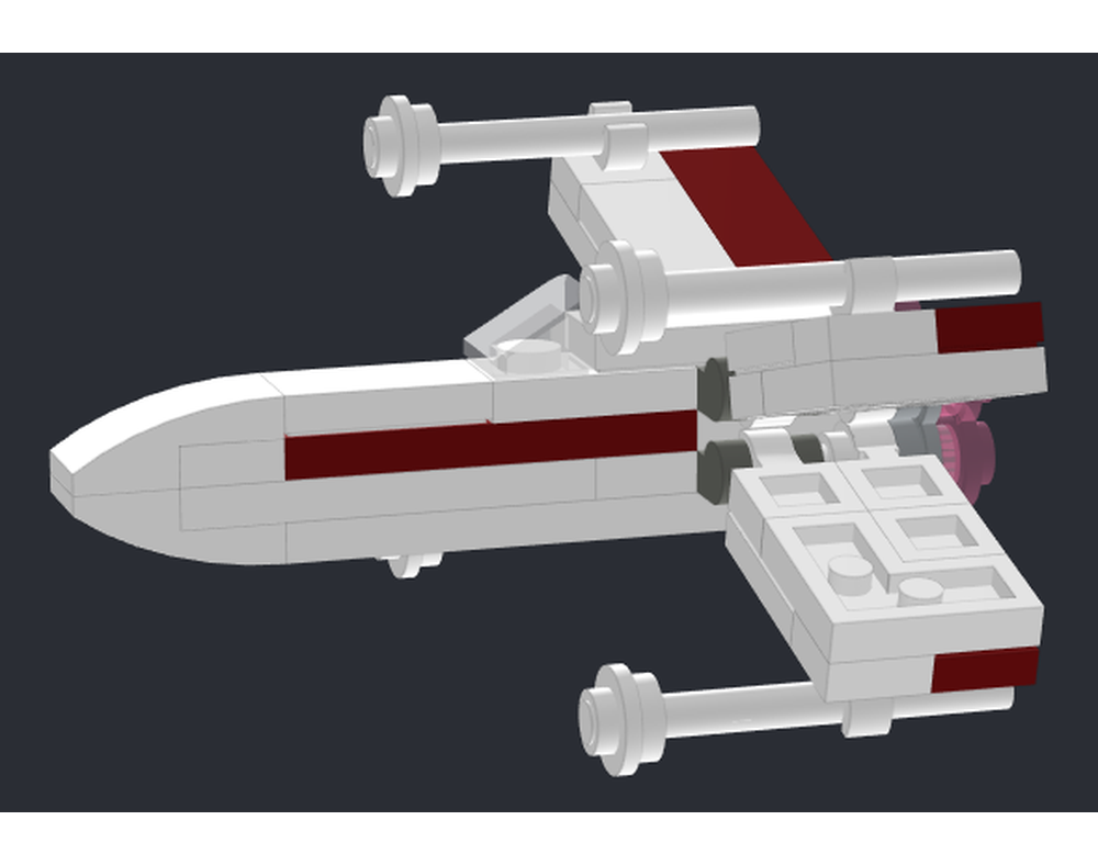 LEGO MOC Micro X-Wing Starfighter by queen_enterprise | Rebrickable ...