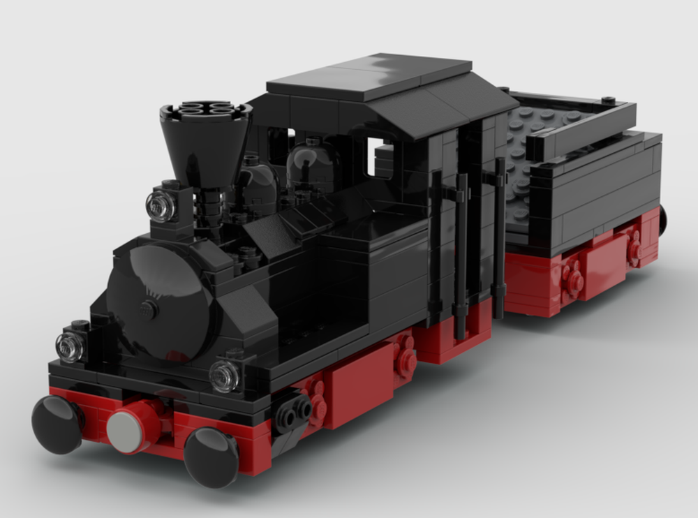 LEGO MOC Small Western steam engine by Mr_Instruction | Rebrickable ...